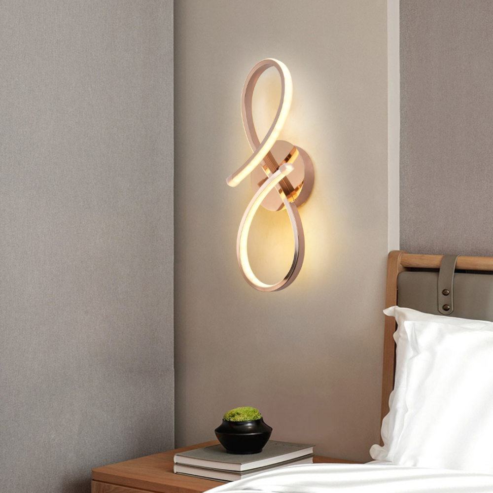lampara para pared led con diseño moderno con 3 cambios de luz 16W ...