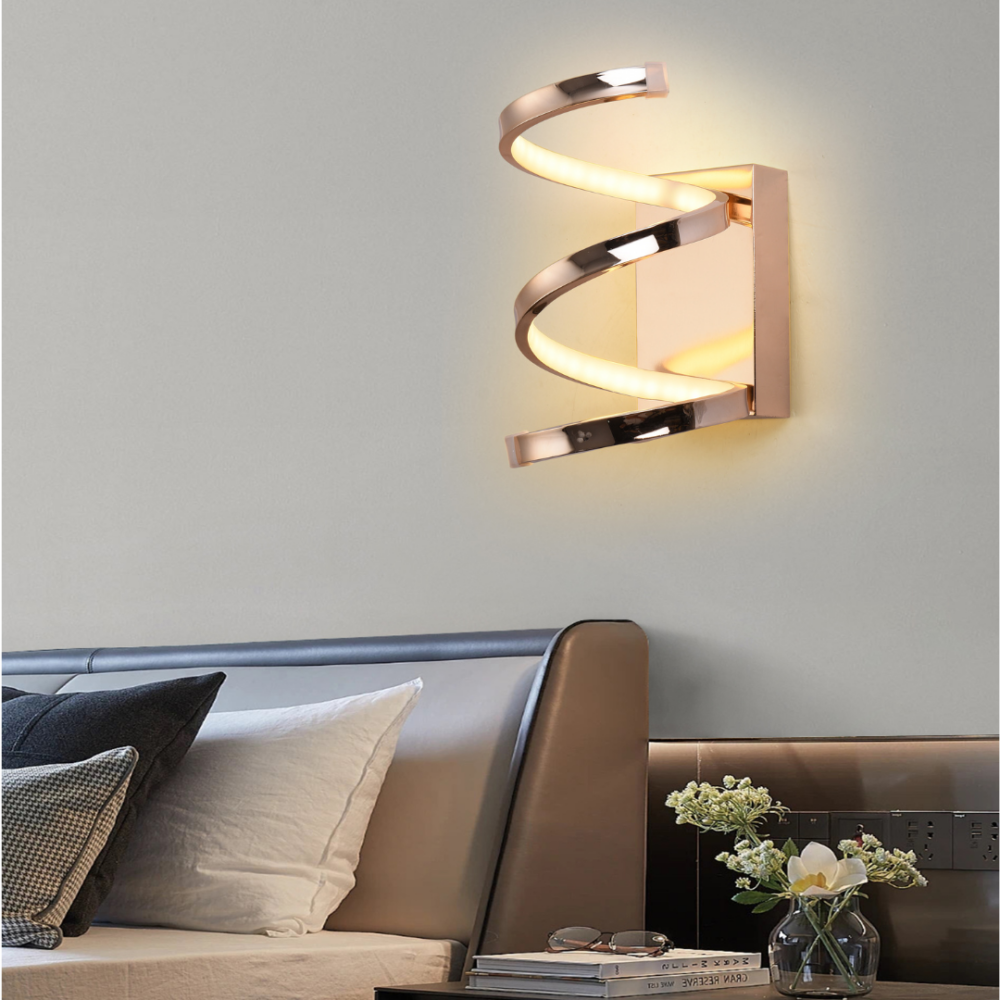 Lampara para pared LED con diseño moderno con 3 cambios de luz 18w ...