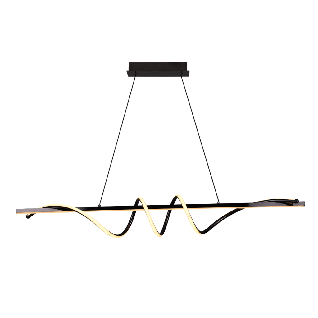 Lampara colgante LED moderno a control remoto y dimer de intensidad y ...